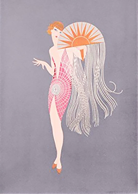 Original Painting "Flapper" by Erté
